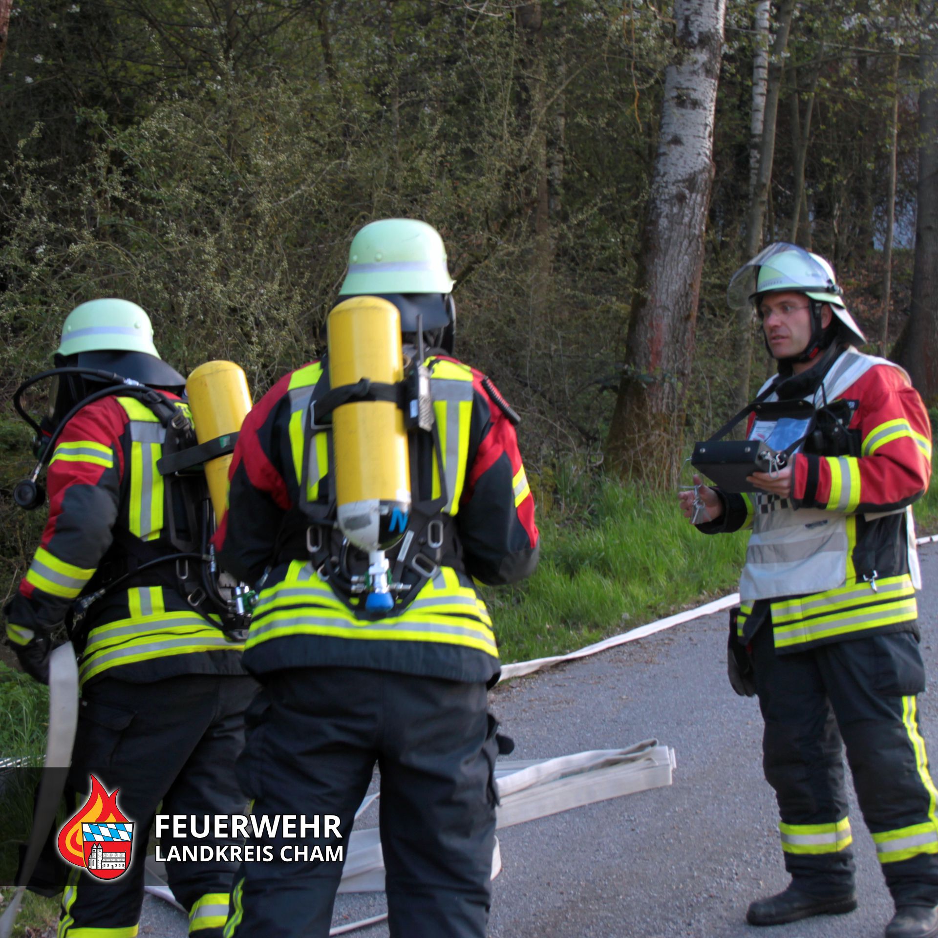Gemeinschaftsübung in Staning - Feuerwehr Landkreis Cham