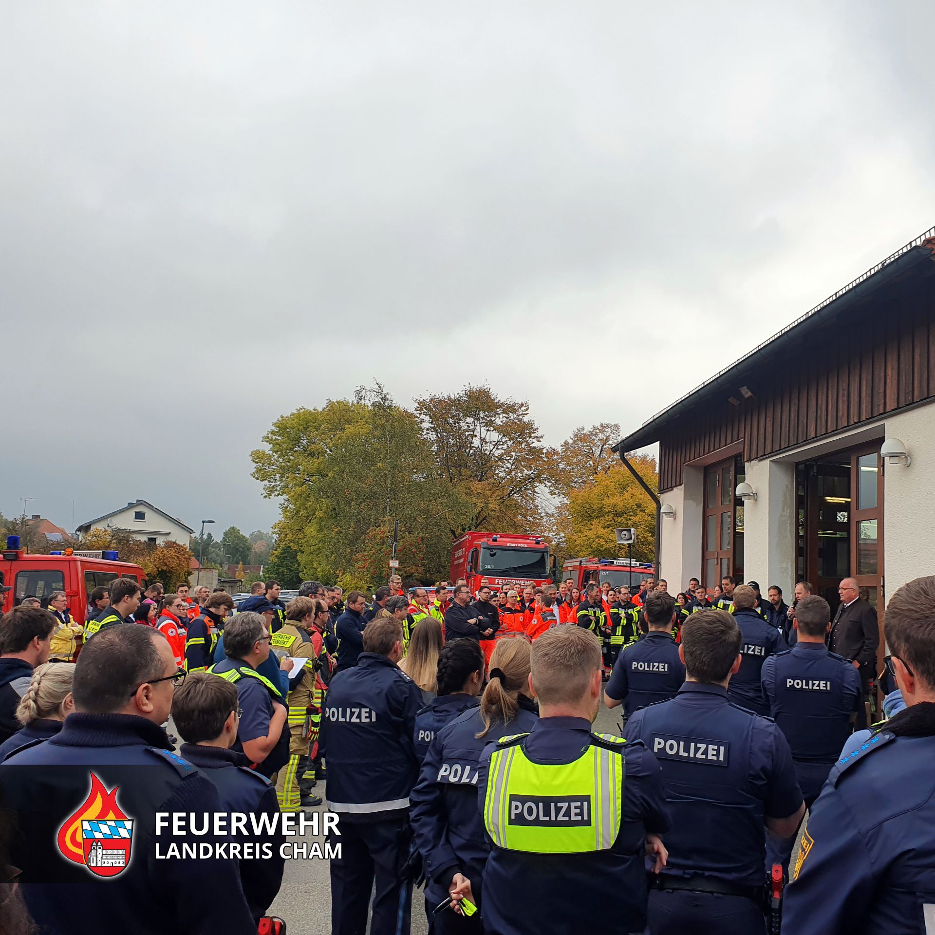 Bestens funktionierende Zusammenarbeit - Feuerwehr Landkreis Cham